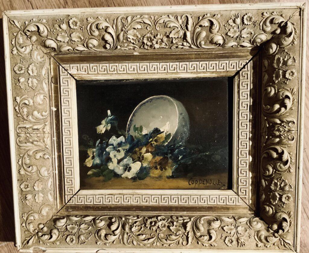 Peinture du 19ème Siècle par Edmond Van Coppenolle - design-antiquites